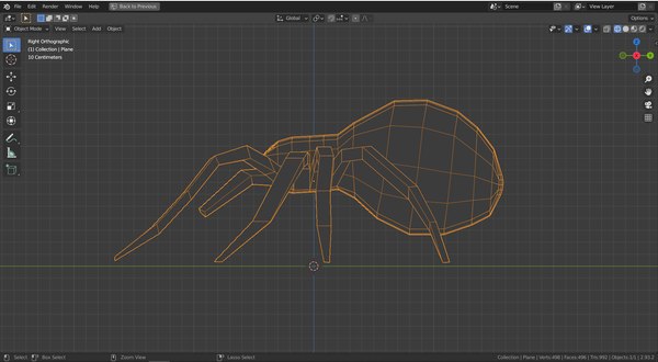 3D model Low-poly Spider - TurboSquid 1777239