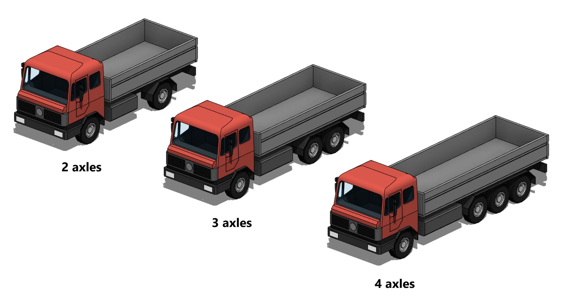 Parametric Truck - Revit Family 3D Model - TurboSquid 1820268