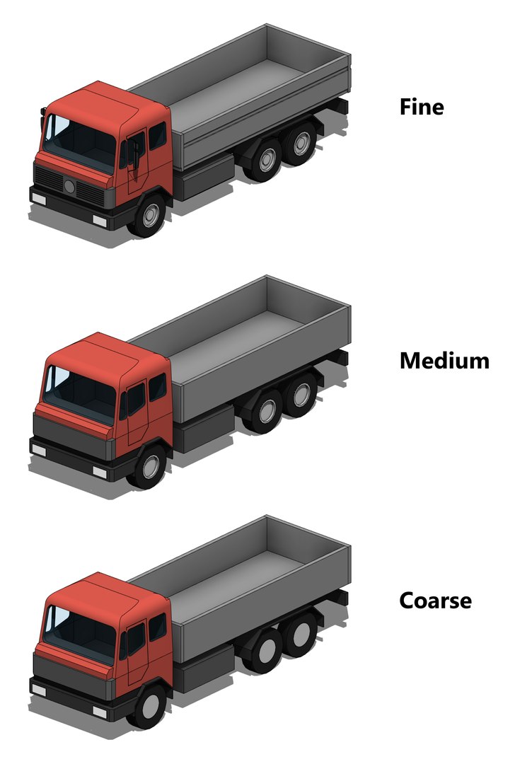 Parametric Truck - Revit Family 3D Model - TurboSquid 1820268