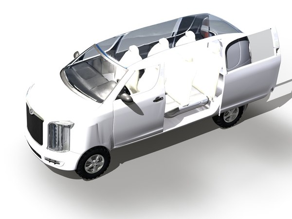 bus minibus 3d model