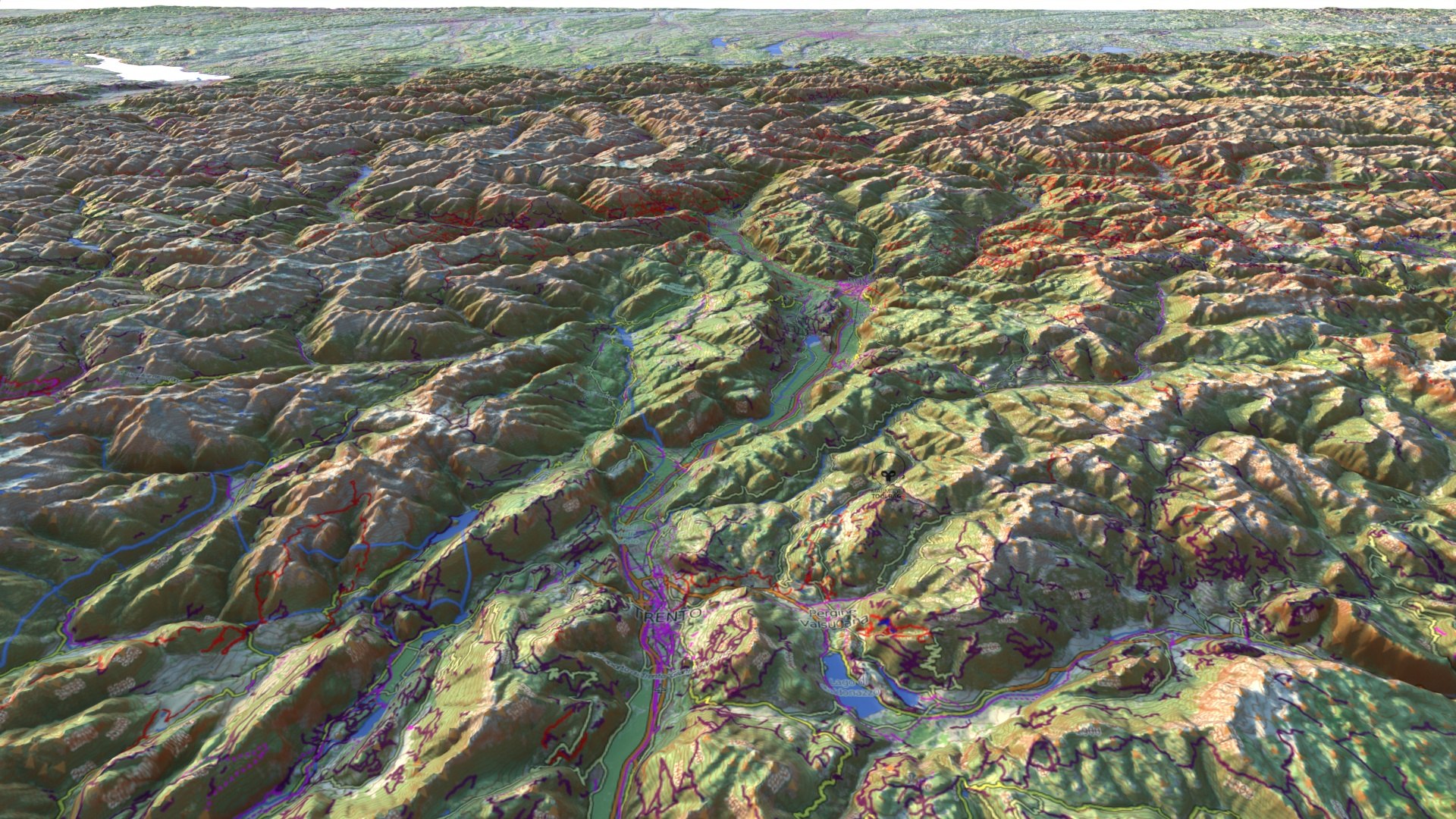 European Alps Huge Scale Terrain 3D Model - TurboSquid 2303470