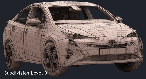 3d model 2016 toyota prius