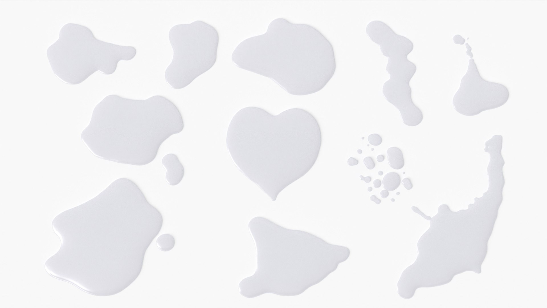 3D Water Puddles Collection 2 - TurboSquid 1861593