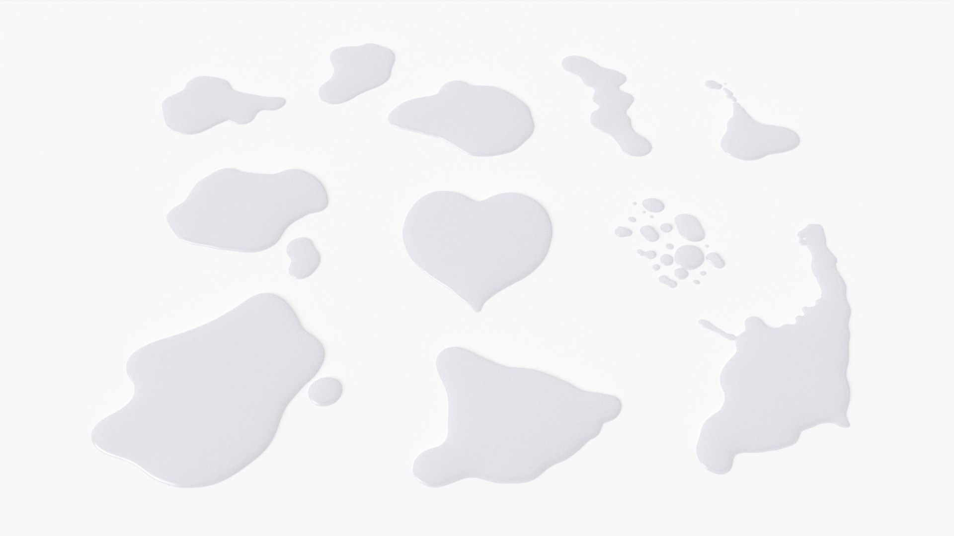 3D Water Puddles Collection 2 - TurboSquid 1861593