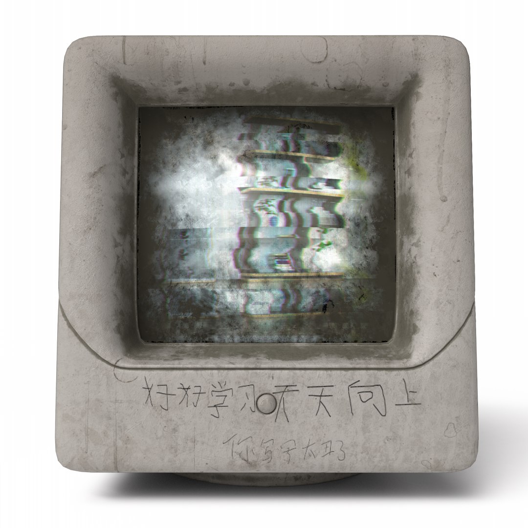 3D Old TV asset package model - TurboSquid 1990911