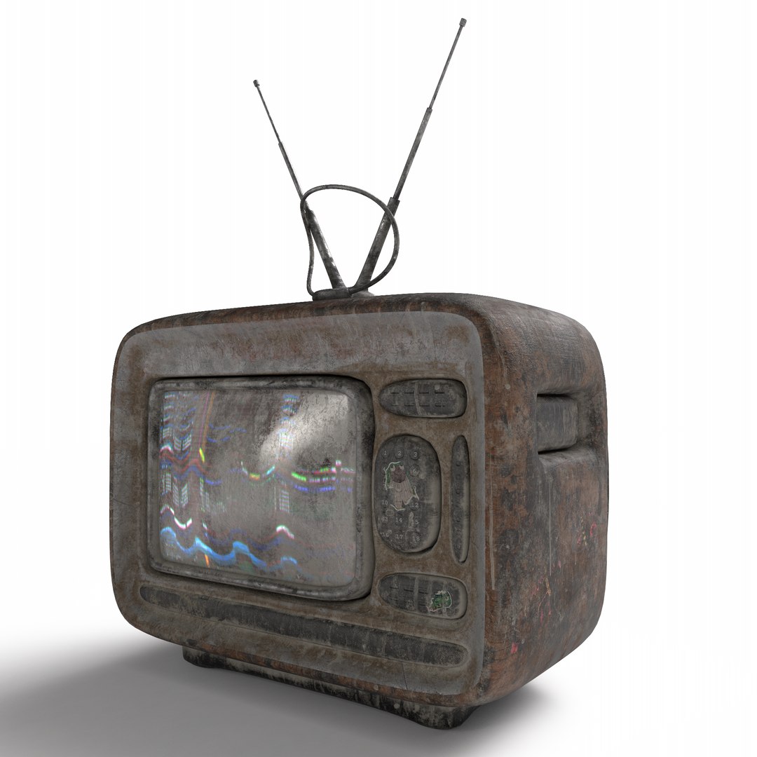 3D Old TV Asset Package Model - TurboSquid 1990911