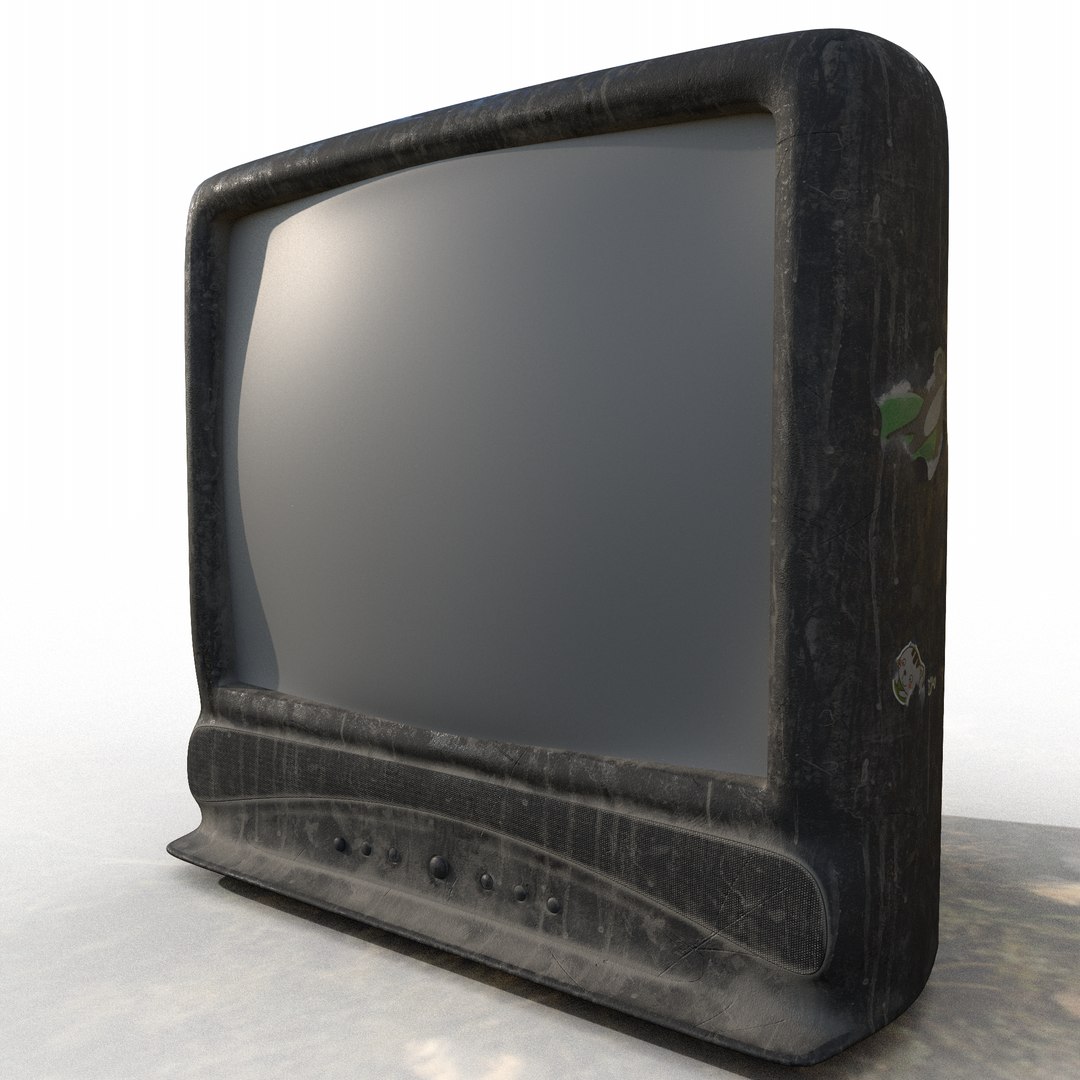 3D Old TV Asset Package Model - TurboSquid 1990911