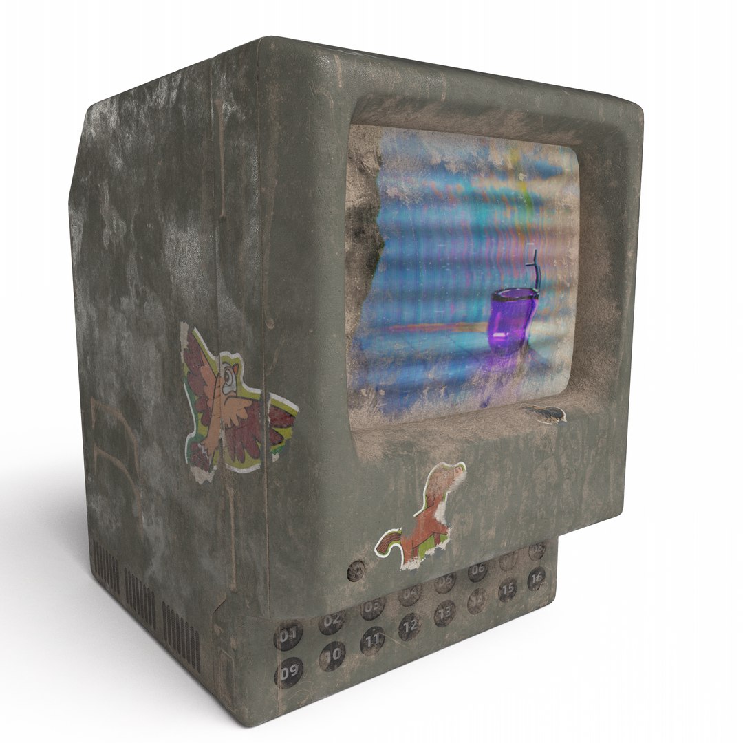 3D Old TV asset package model - TurboSquid 1990911