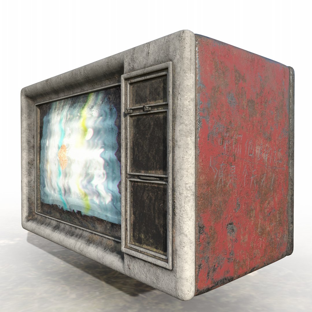 3D Old TV asset package model - TurboSquid 1990911