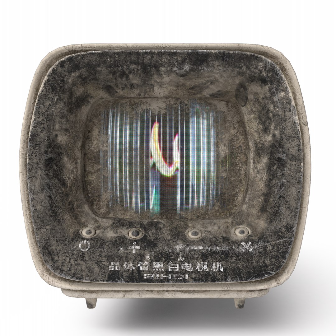3D Old TV asset package model - TurboSquid 1990911
