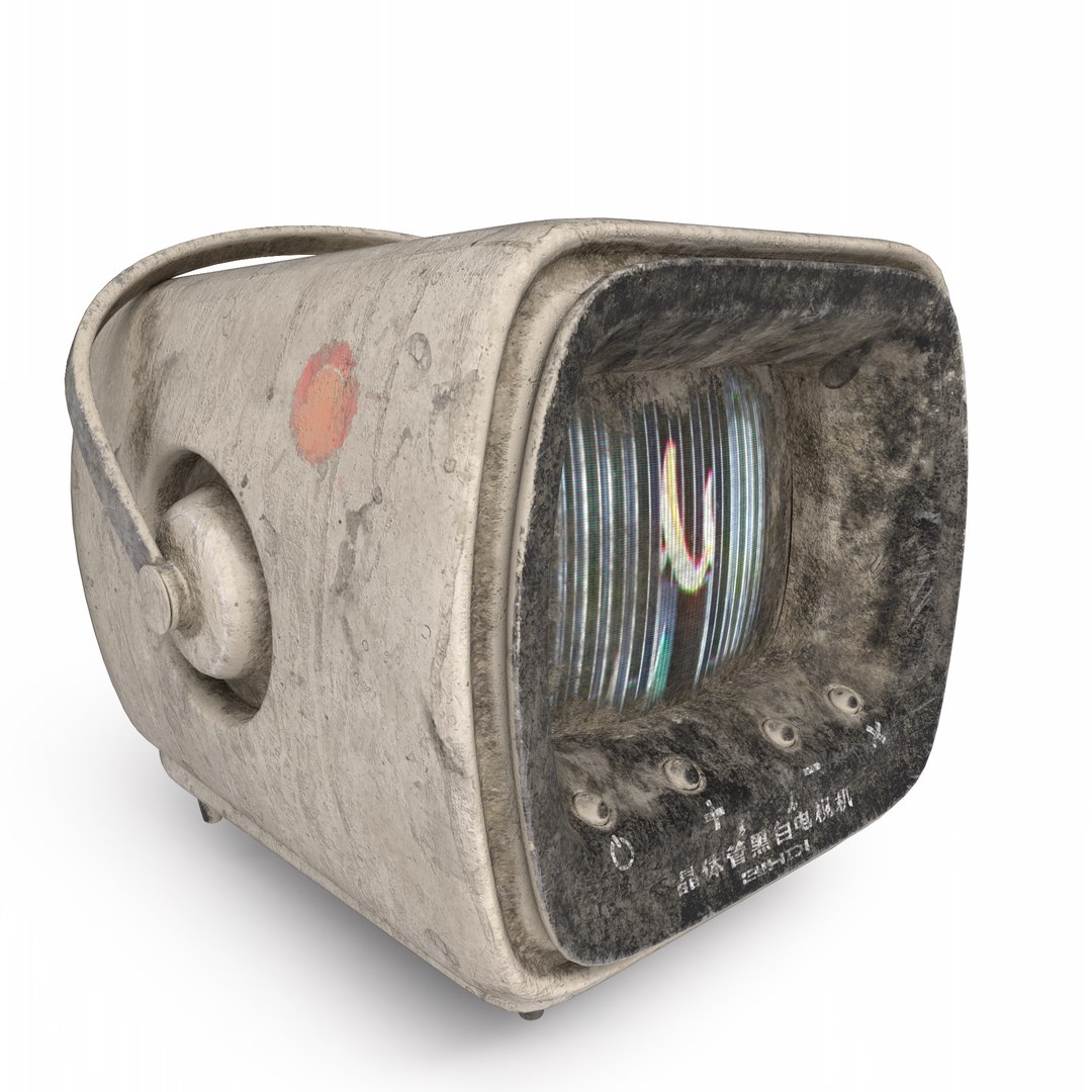 3D Old TV asset package model - TurboSquid 1990911