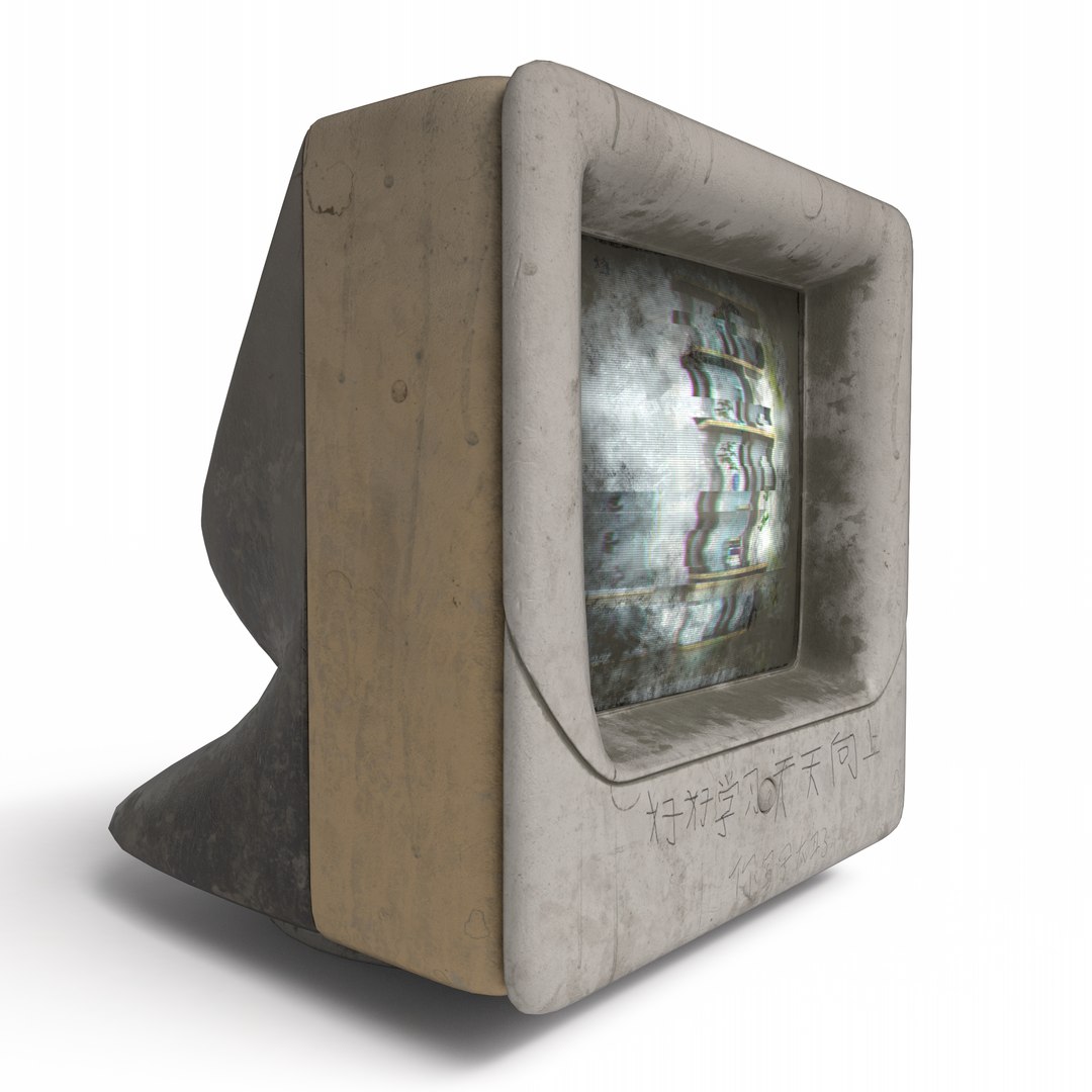 3D Old TV asset package model - TurboSquid 1990911