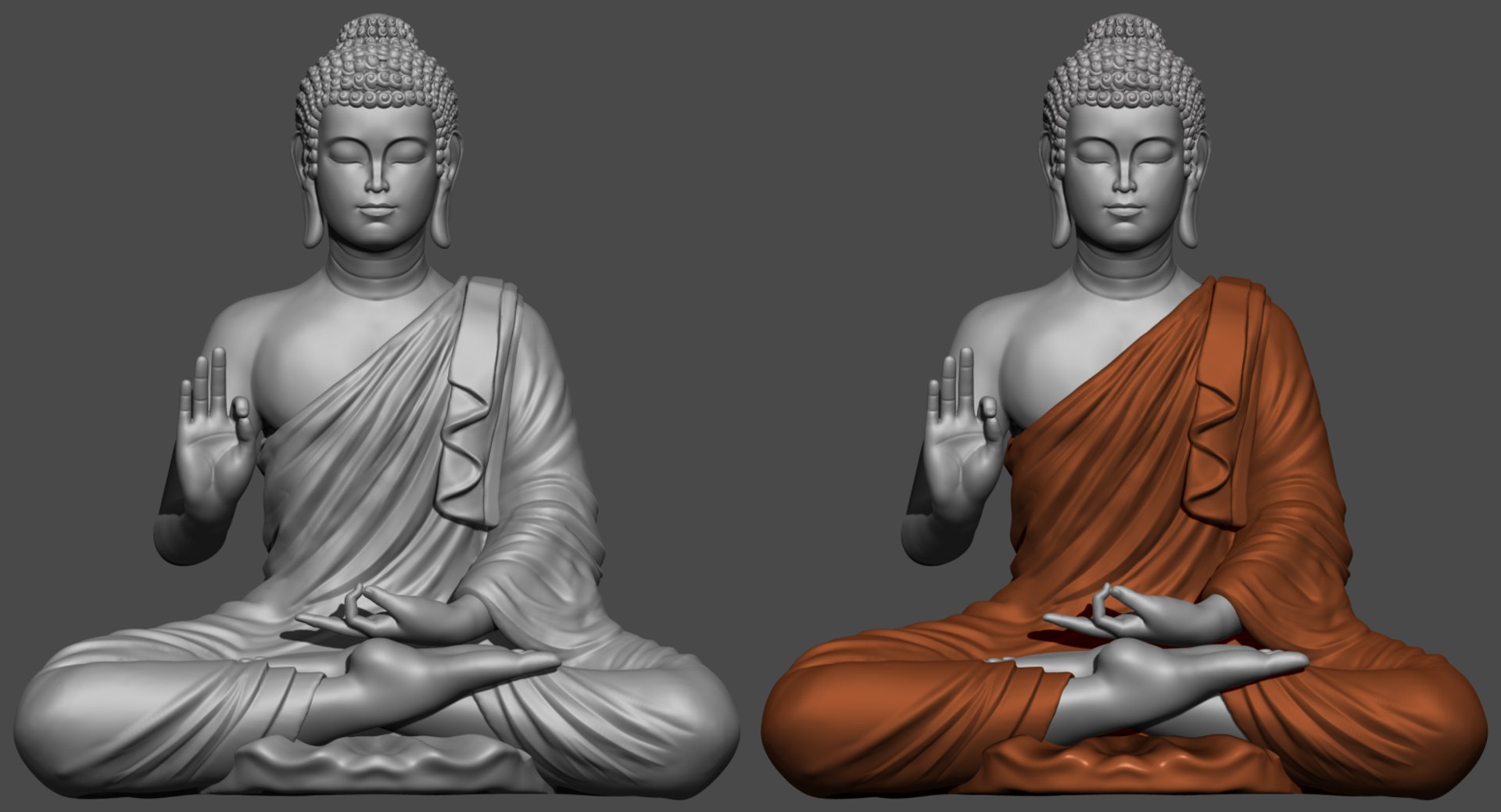 Buddha 3D Model TurboSquid 1620098