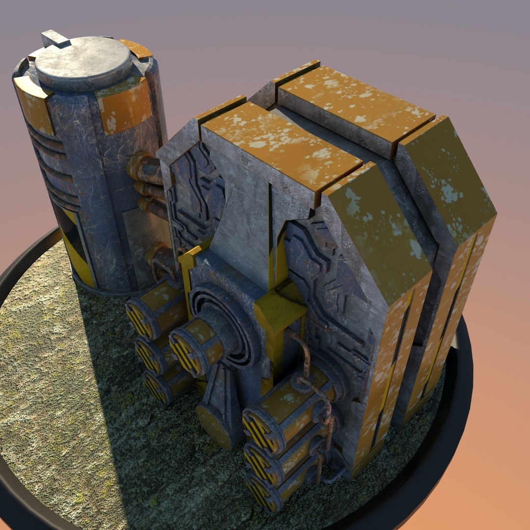 3d Model Of Reactor Architectural Scene