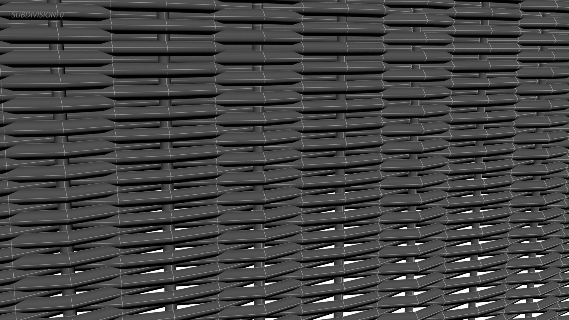 Wicker Pattern Sample 3D Model - TurboSquid 2157165