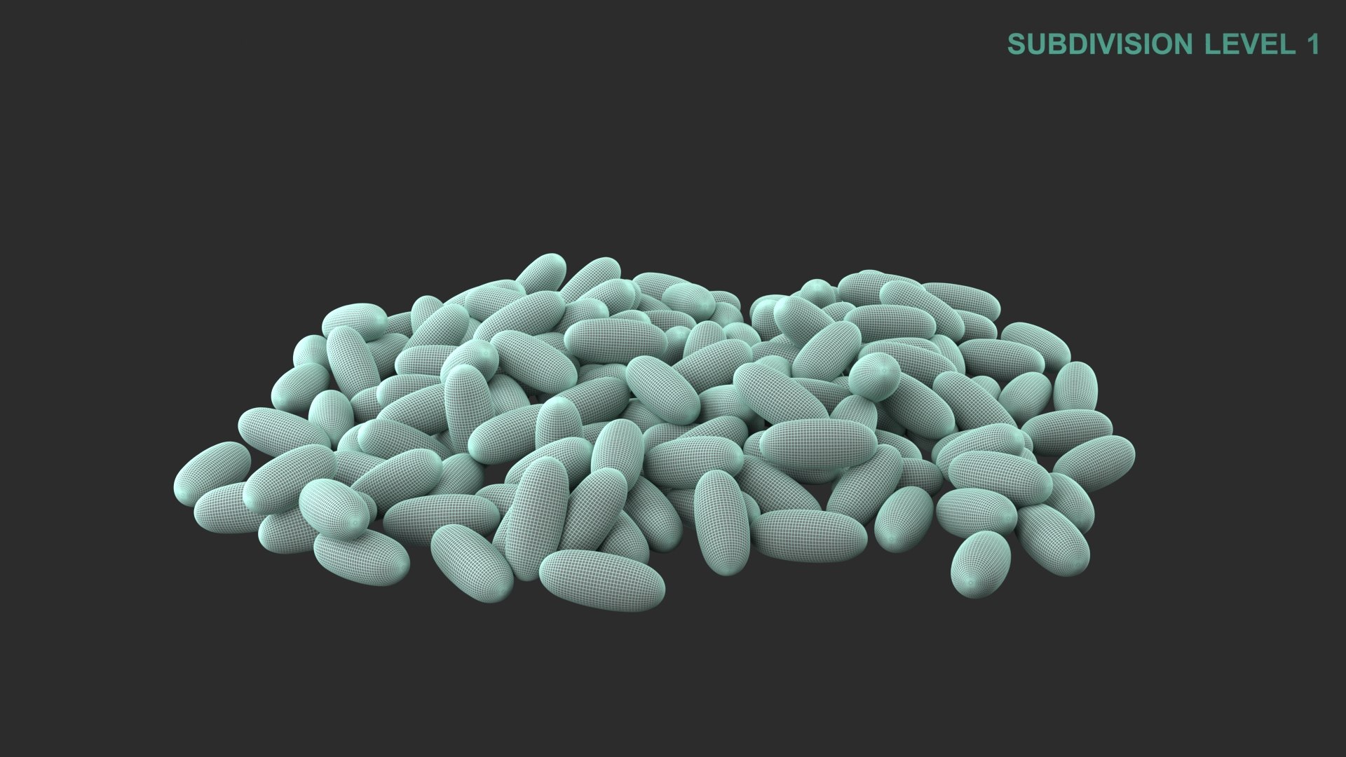 3D Pill Pile - TurboSquid 2151109