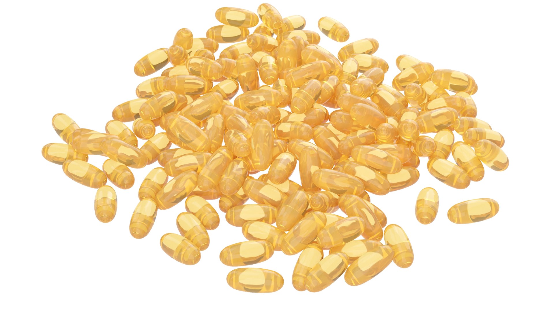 3D Pill Pile - TurboSquid 2151109