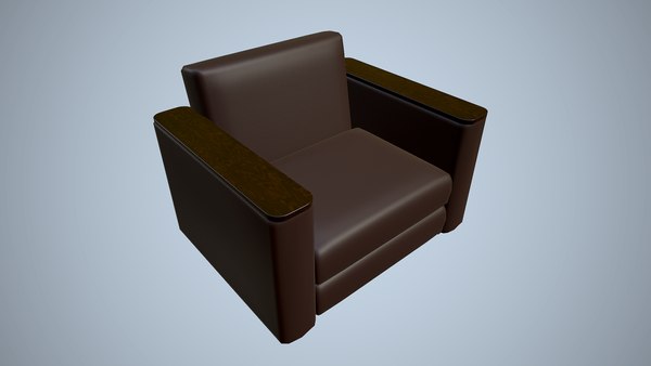 modelo 3d Silla de cuero - TurboSquid 1376687