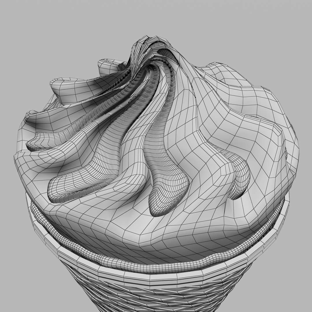 3d model realistic cone