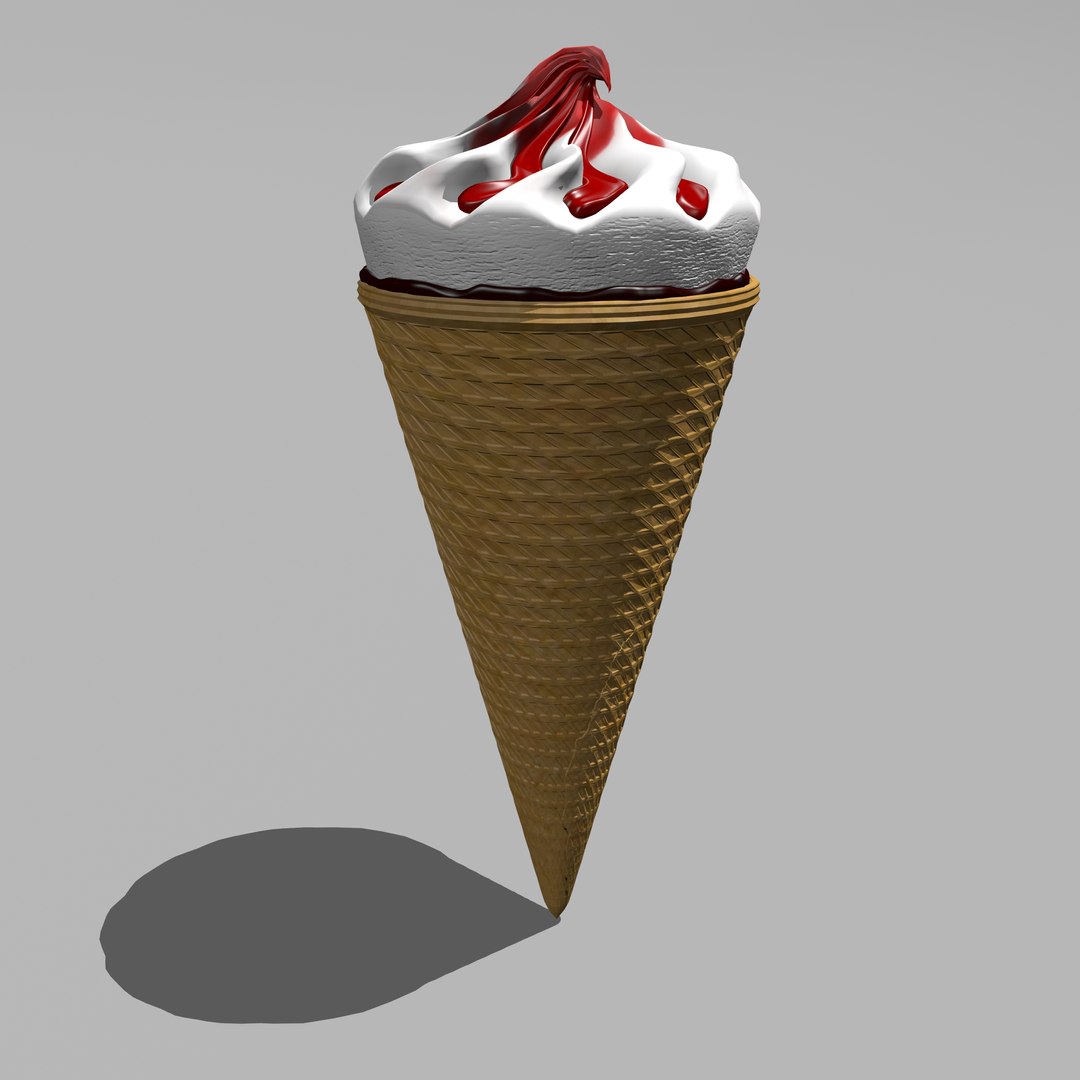 3d model realistic cone