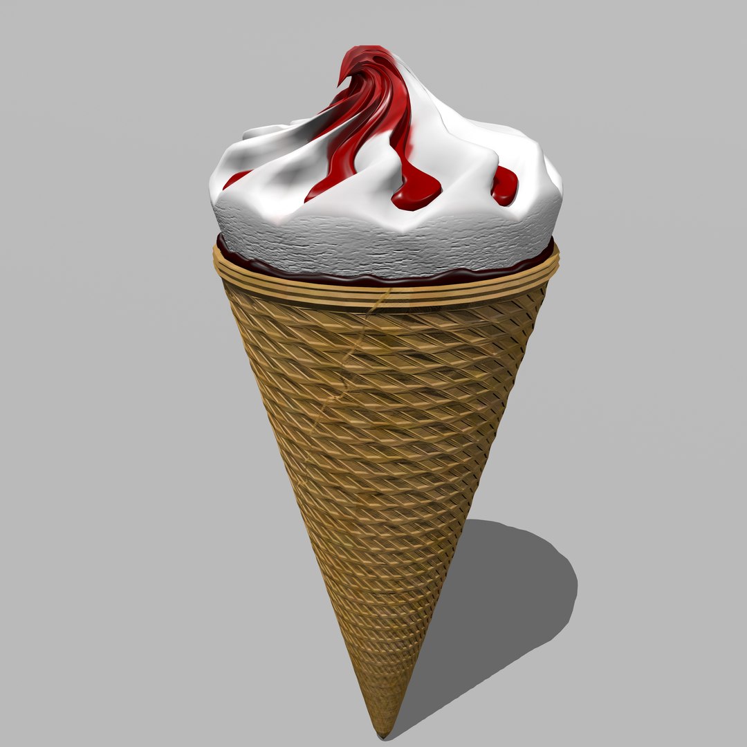 3d model realistic cone