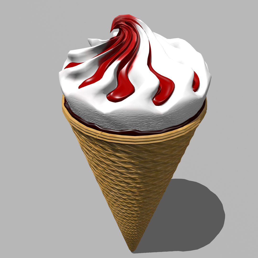 3d model realistic cone