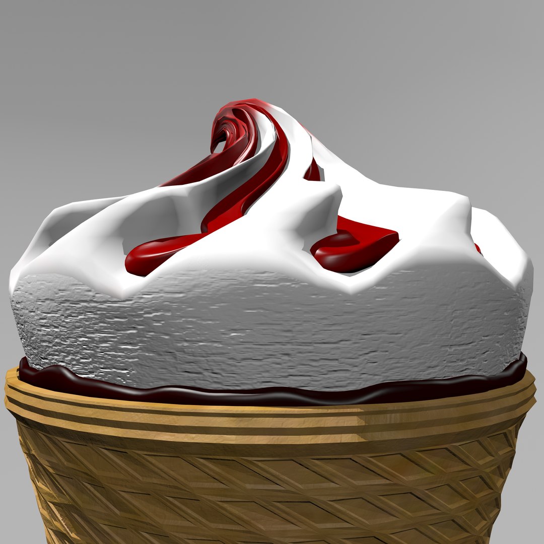 3d model realistic cone
