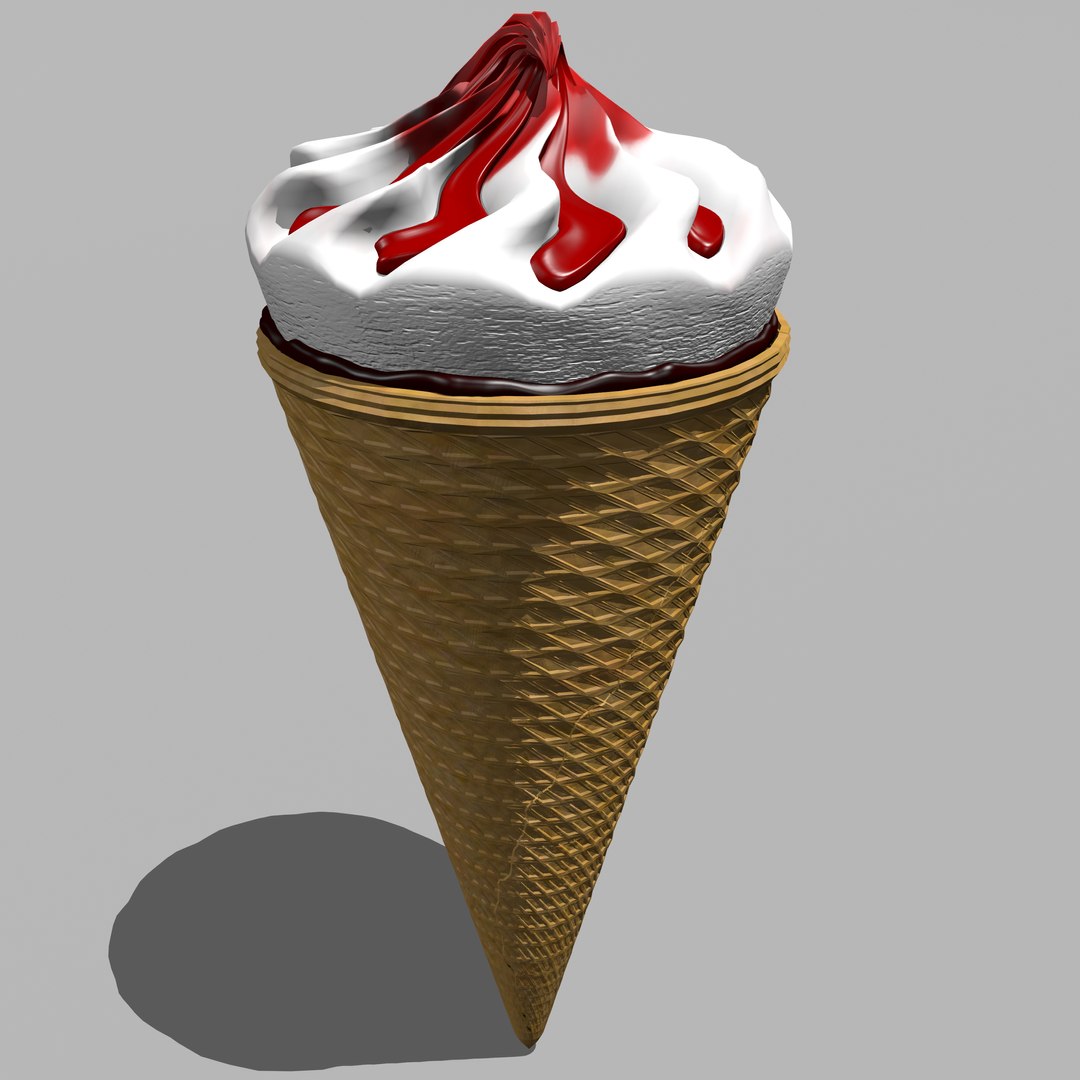 3d model realistic cone