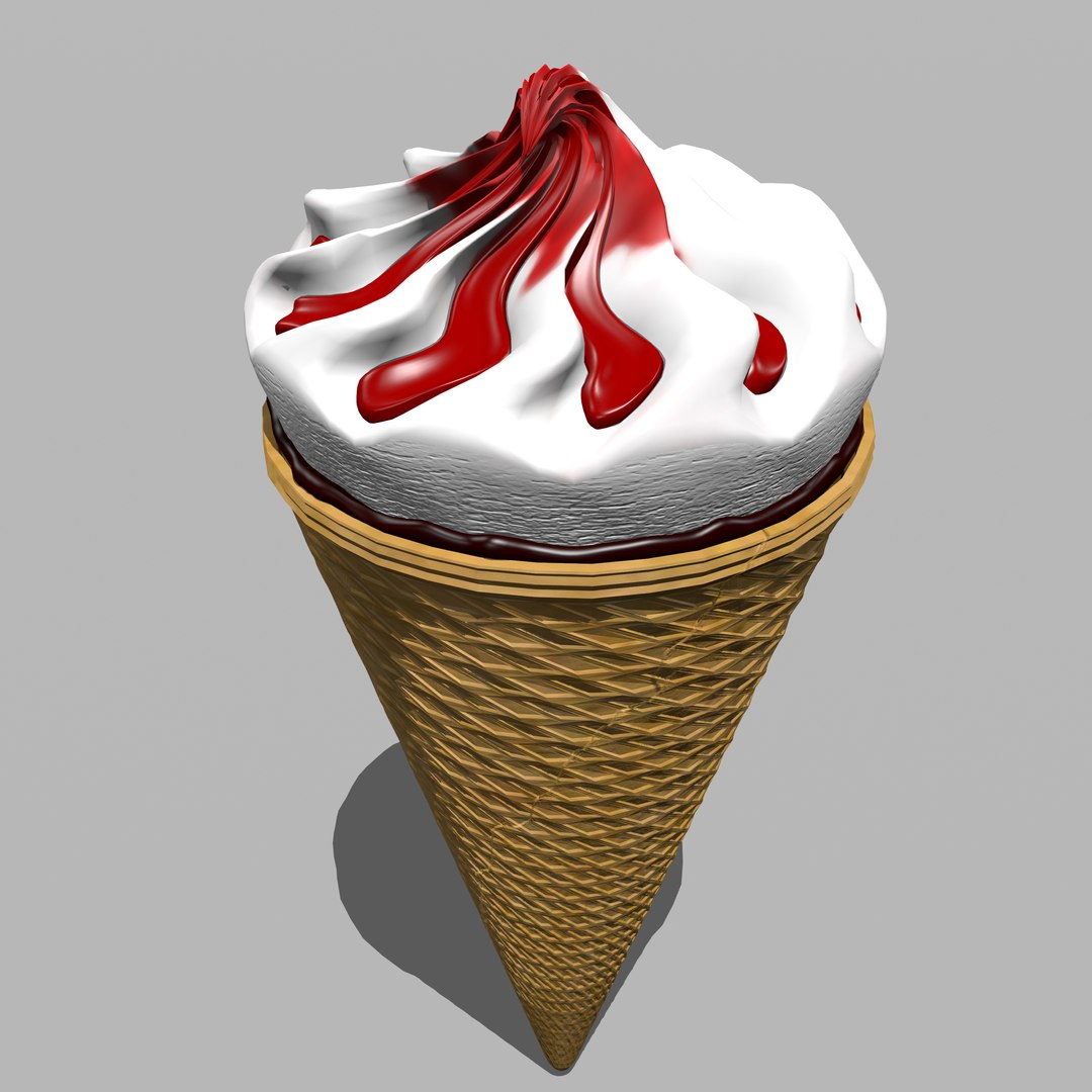 3d model realistic cone