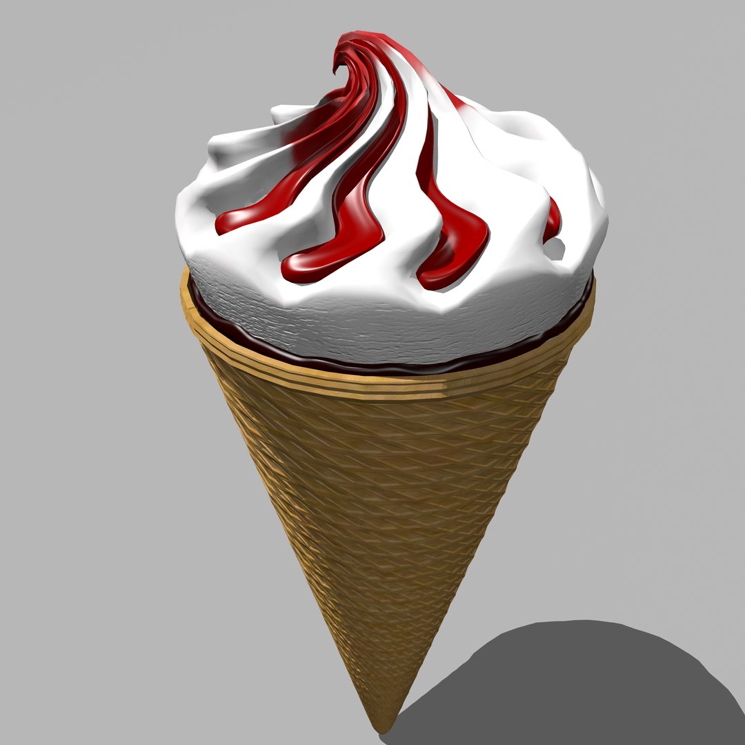 3d model realistic cone