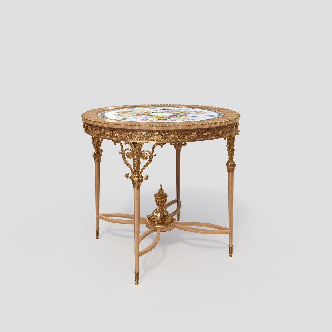 Tea table 3D model - TurboSquid 1223379