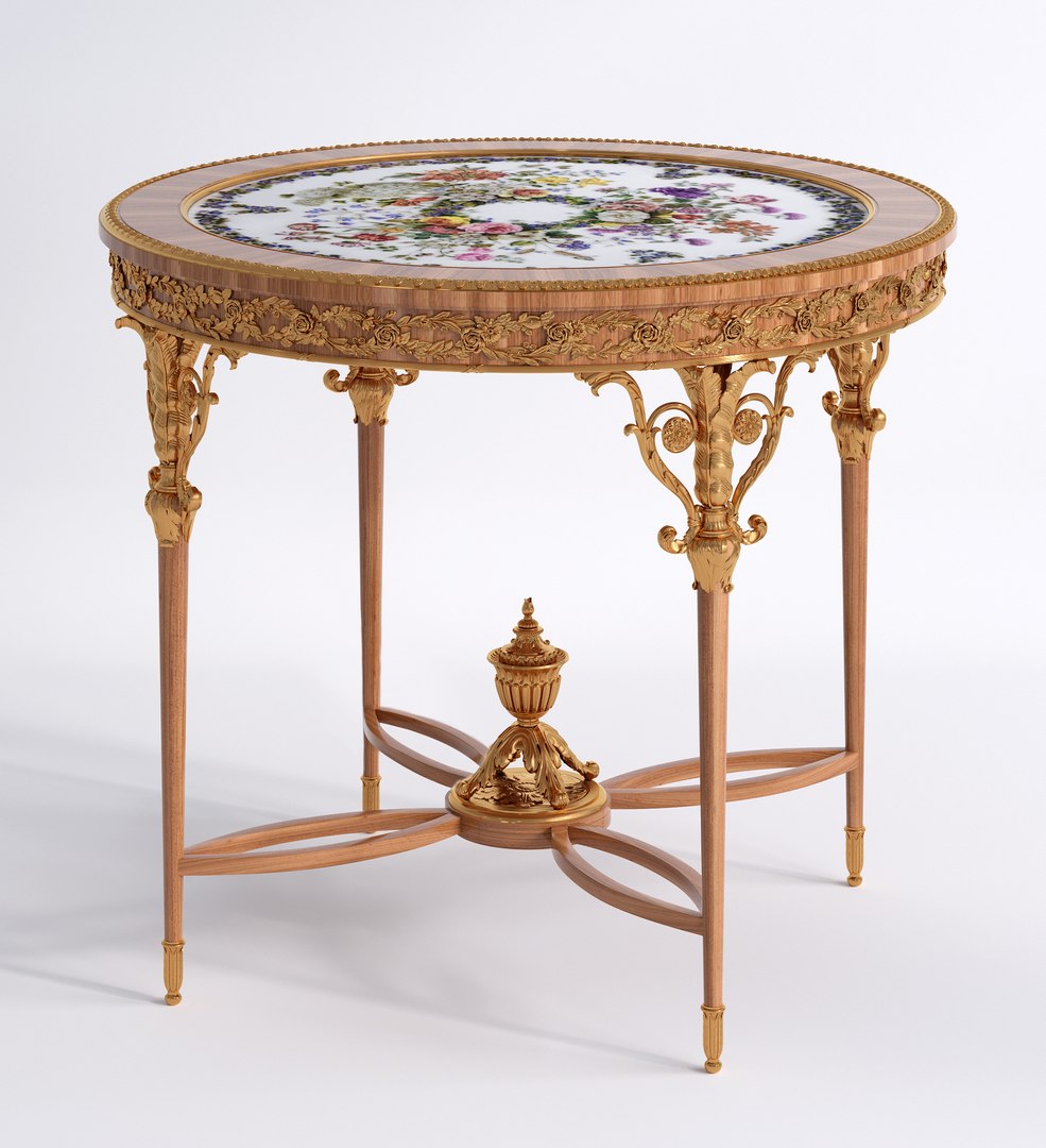 Tea table 3D model - TurboSquid 1223379