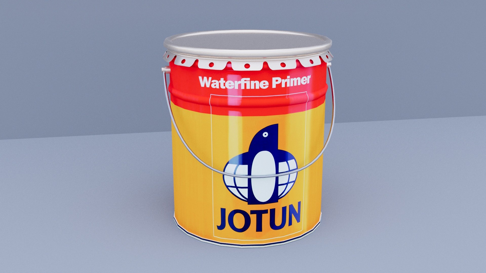 Paint Bucket Jotun Lowpoly 3D - TurboSquid 2106079