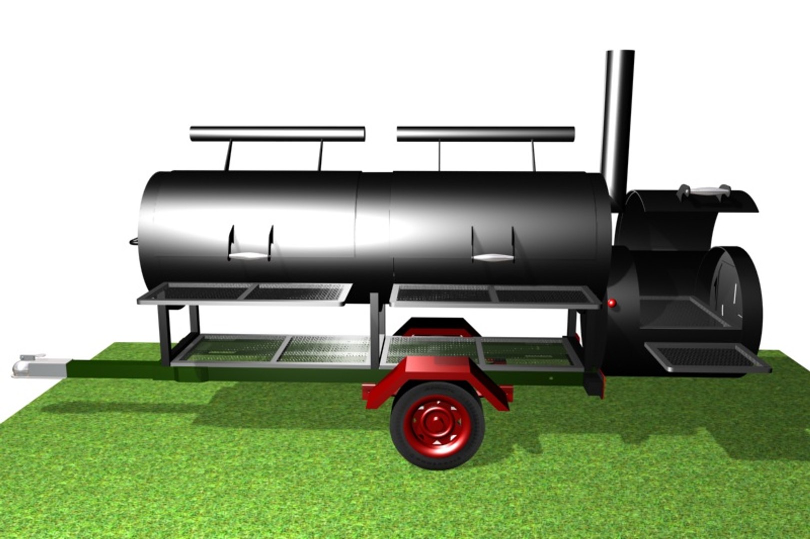 Barbecue Big 3D Model - TurboSquid 1332030