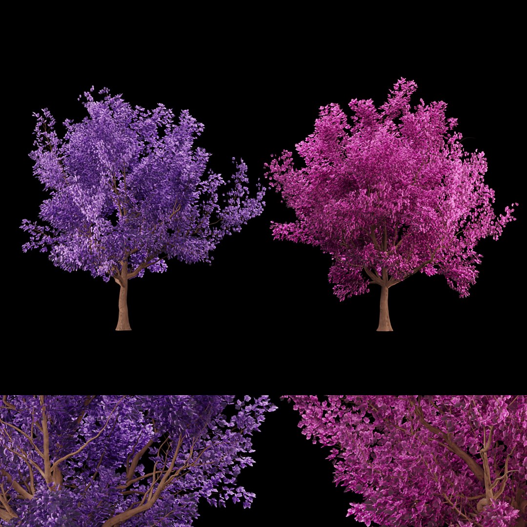 Cherry Trees Vol 5 3D Model - TurboSquid 1946987