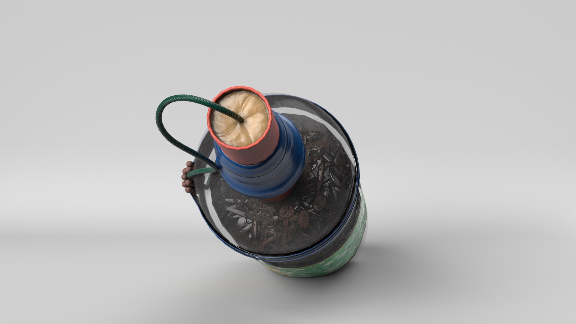 3D Model Handcrafted Bomb - TurboSquid 1738011