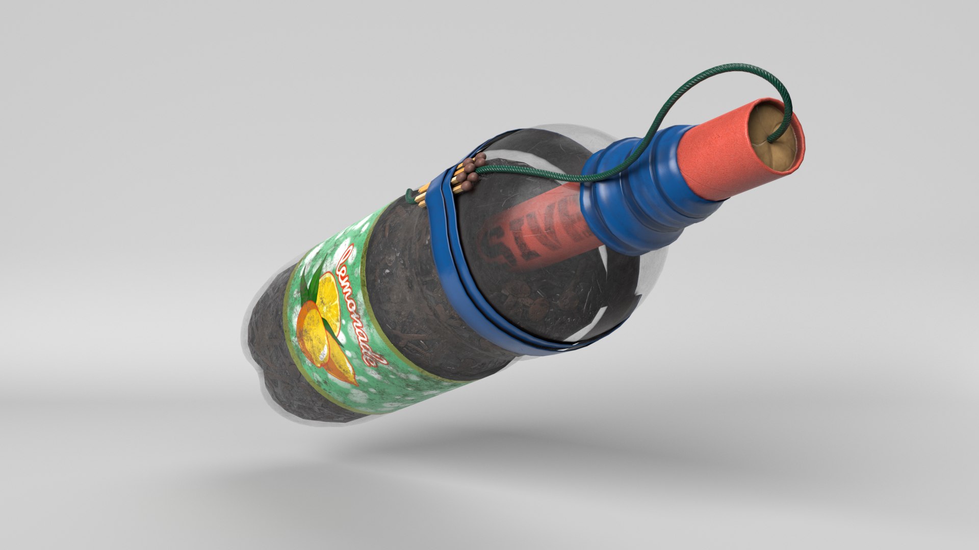 3D Model Handcrafted Bomb - TurboSquid 1738011
