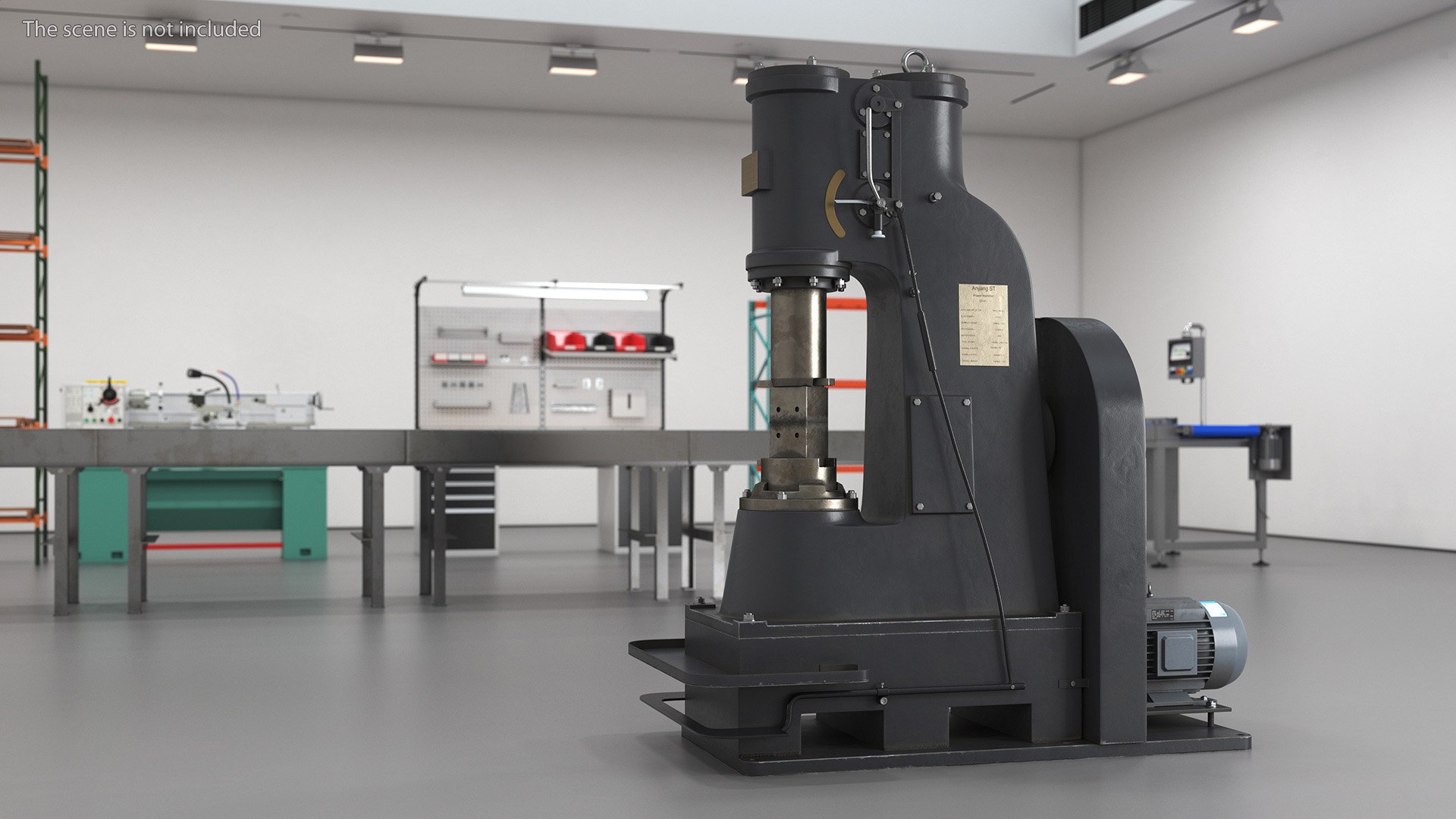 Pneumatic Forging Hammer 3D Model - TurboSquid 2270304