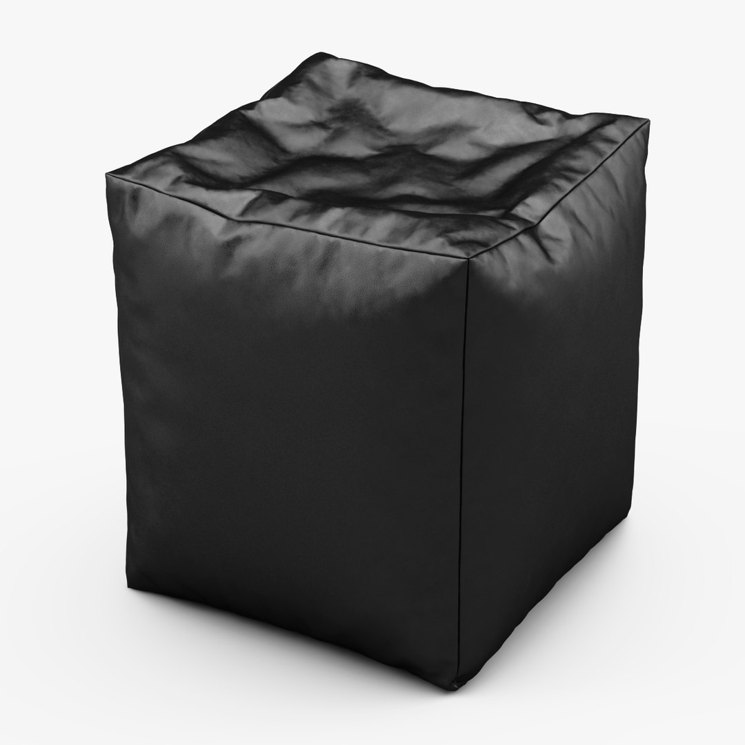 cube bean bag faux max