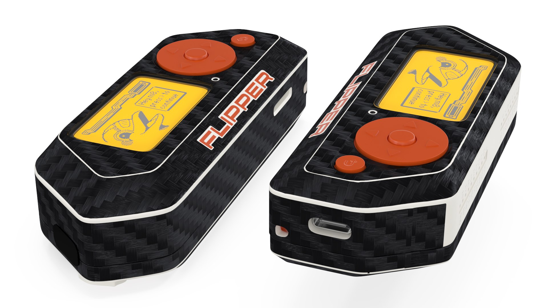 3D Flipper Zero Multitool Carbon - TurboSquid 2111804