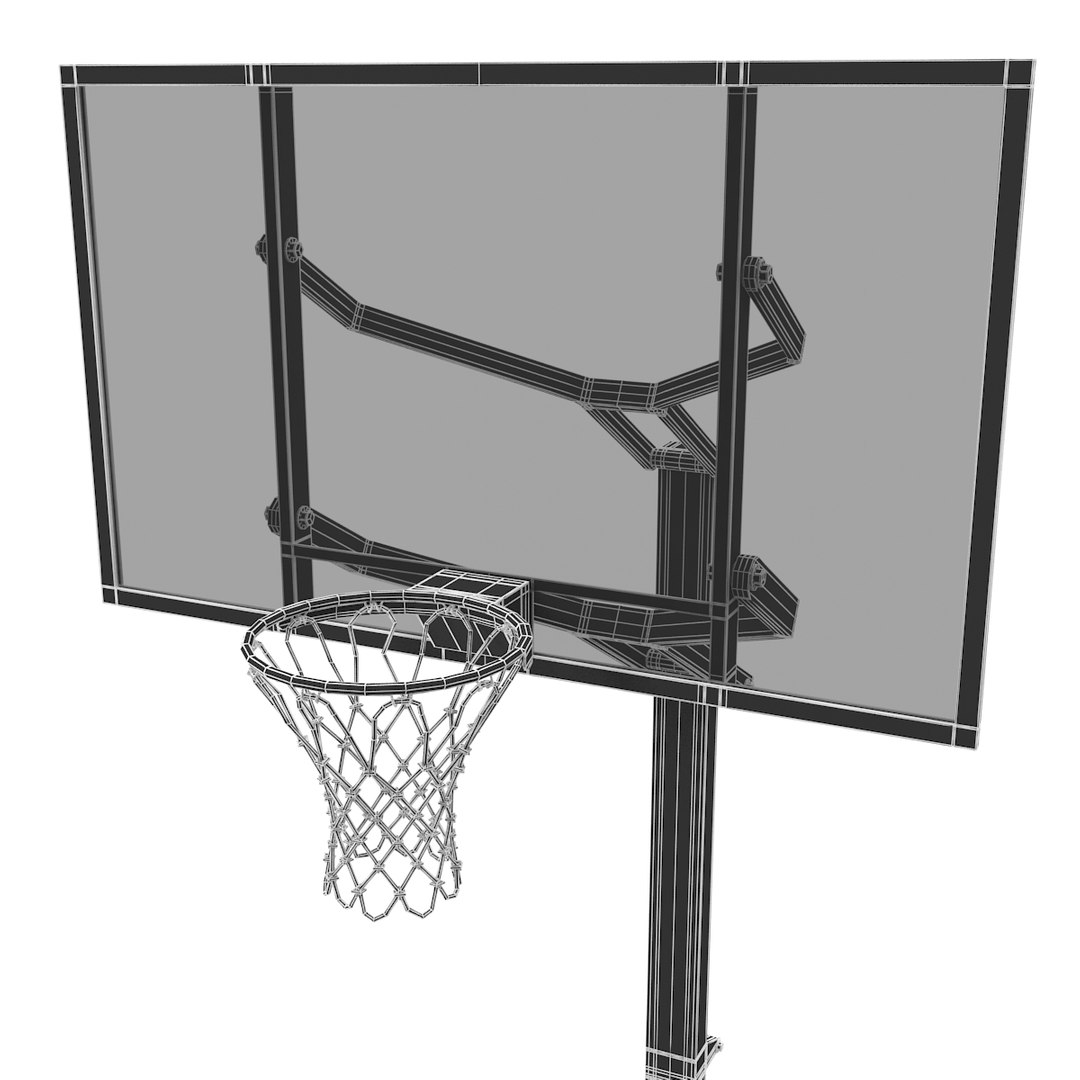 Basketball Ball Basket 3d Model