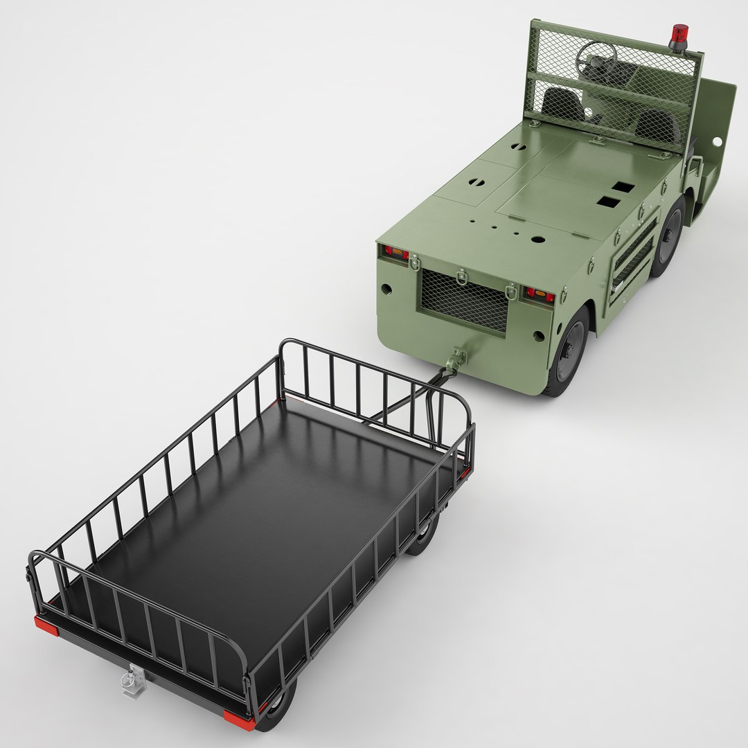 Military Aircraft Tugs 07 3D model - TurboSquid 1744464