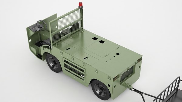 Military Aircraft Tugs 07 3D model - TurboSquid 1744464