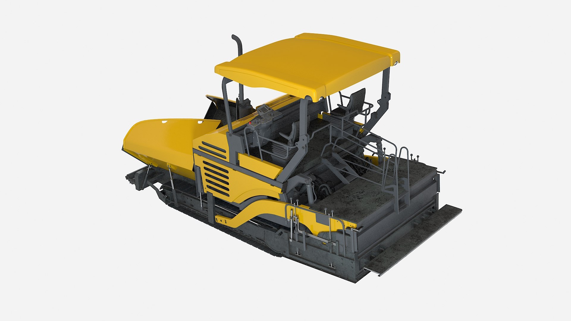 Asphalt Paver 3D Model - TurboSquid 1439453