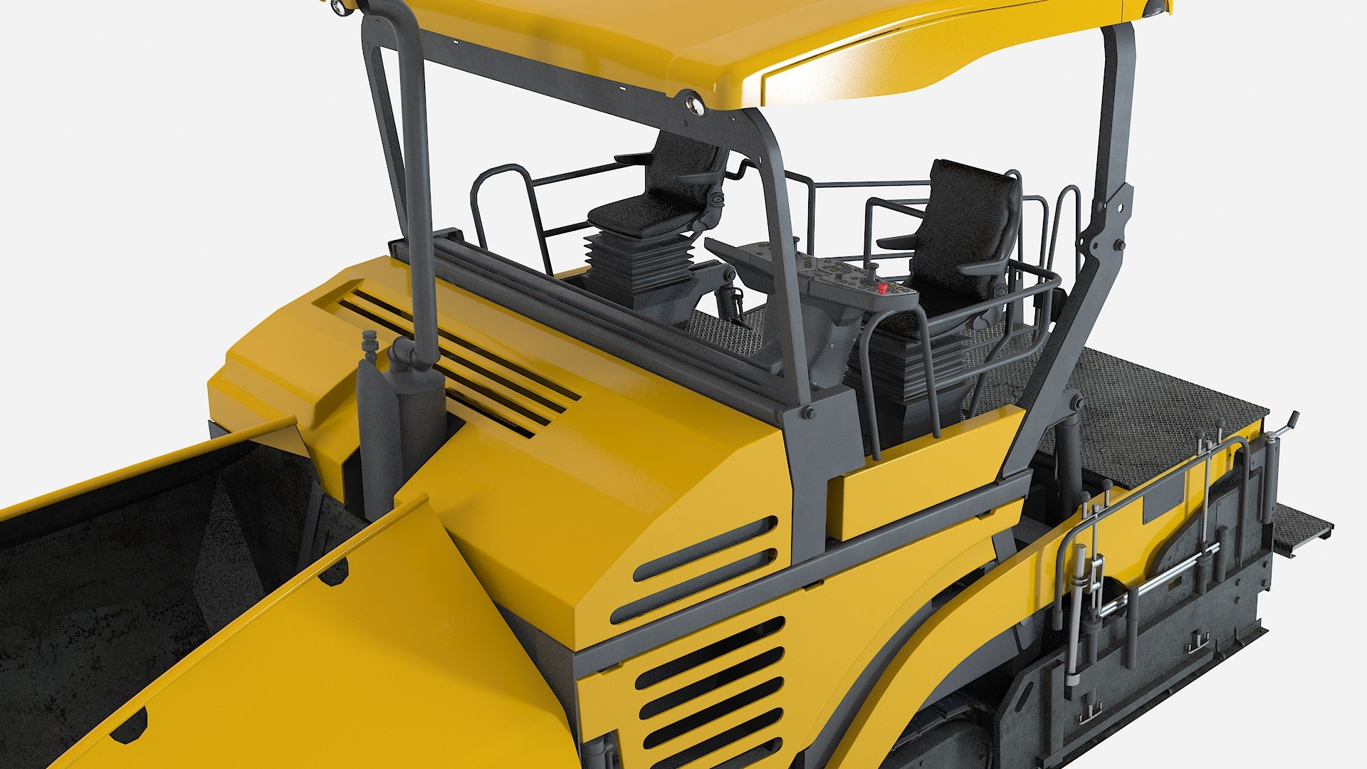 Asphalt Paver 3D Model - TurboSquid 1439453