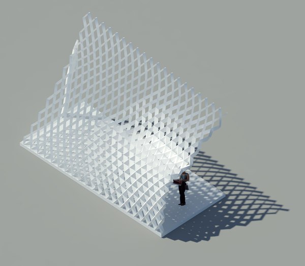 modelo 3d Bus Station Structure Revit 3D model - TurboSquid 2084219