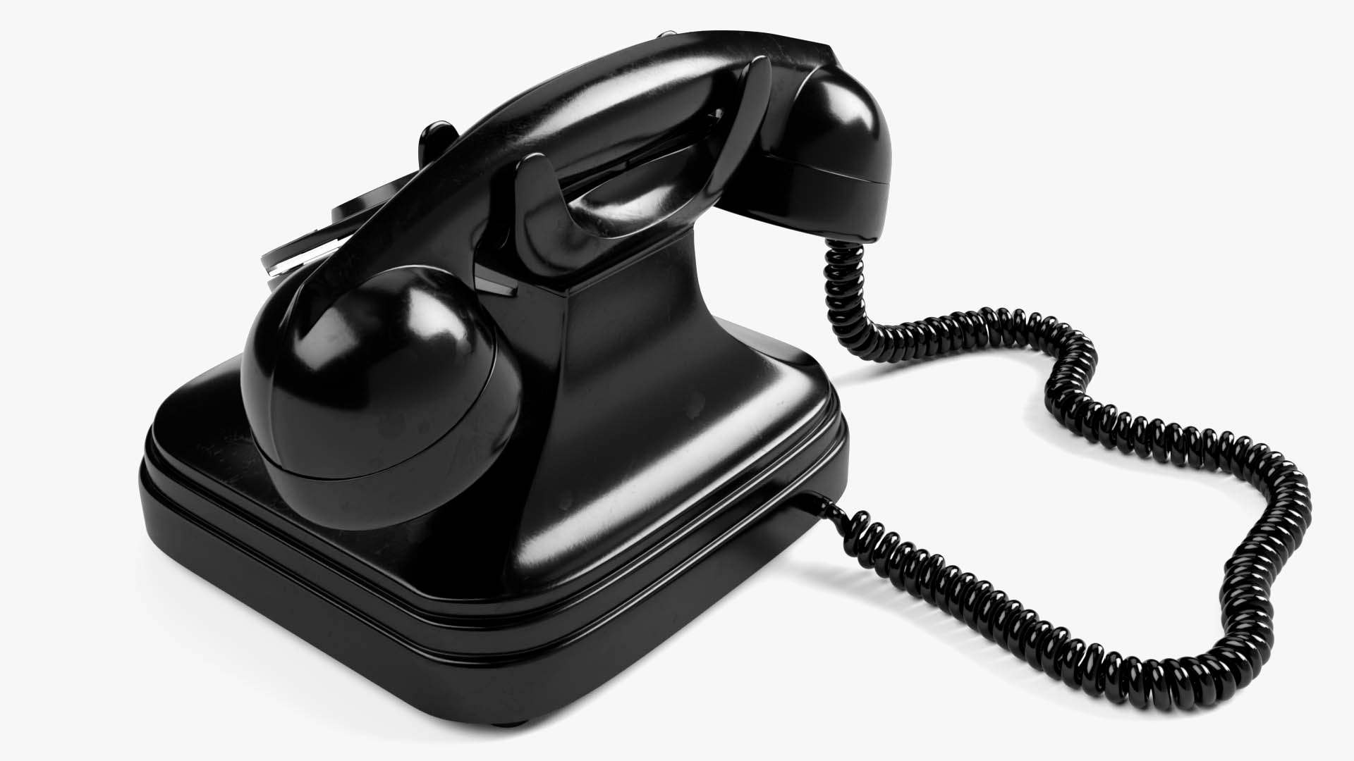 3D Model Rotary Dial Phone - TurboSquid 2191163