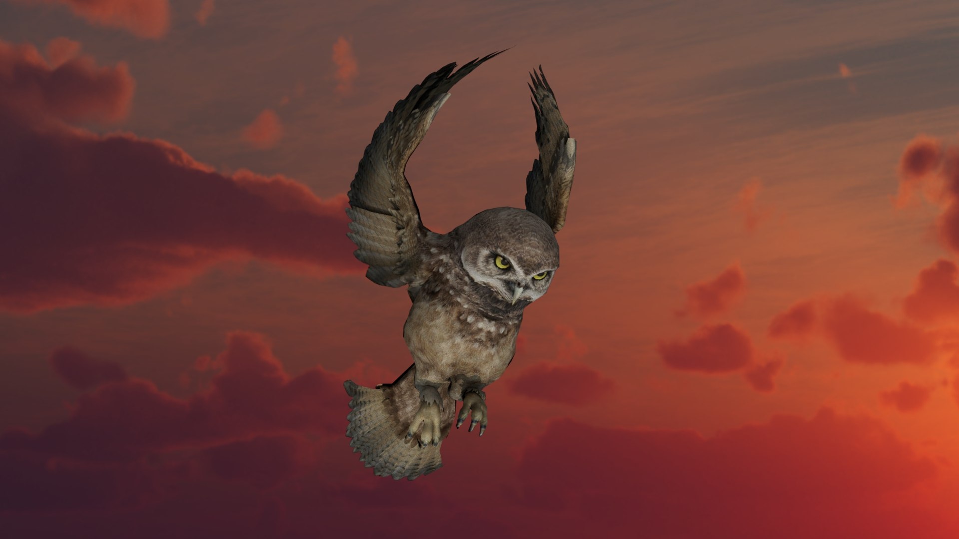 3D model Owl Animated - TurboSquid 2091683