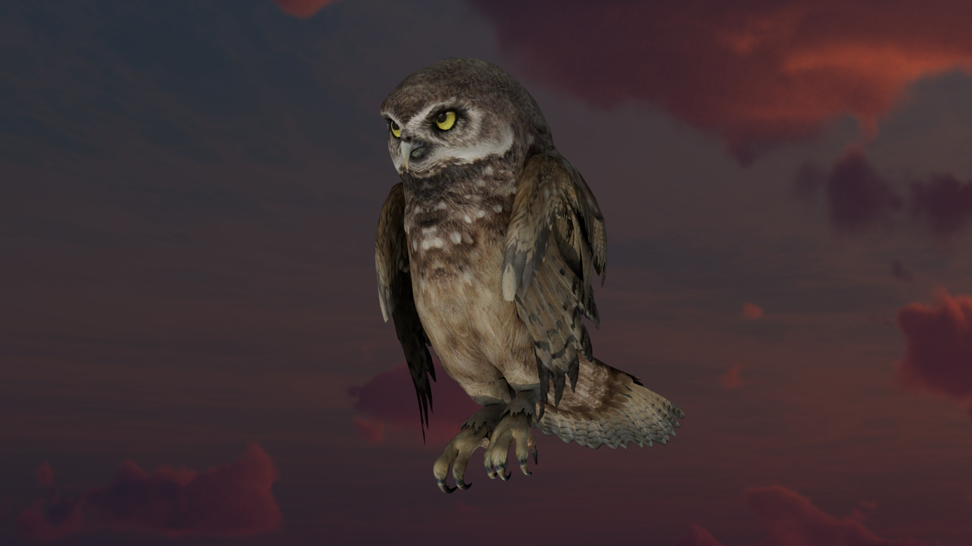 3D model Owl Animated - TurboSquid 2091683