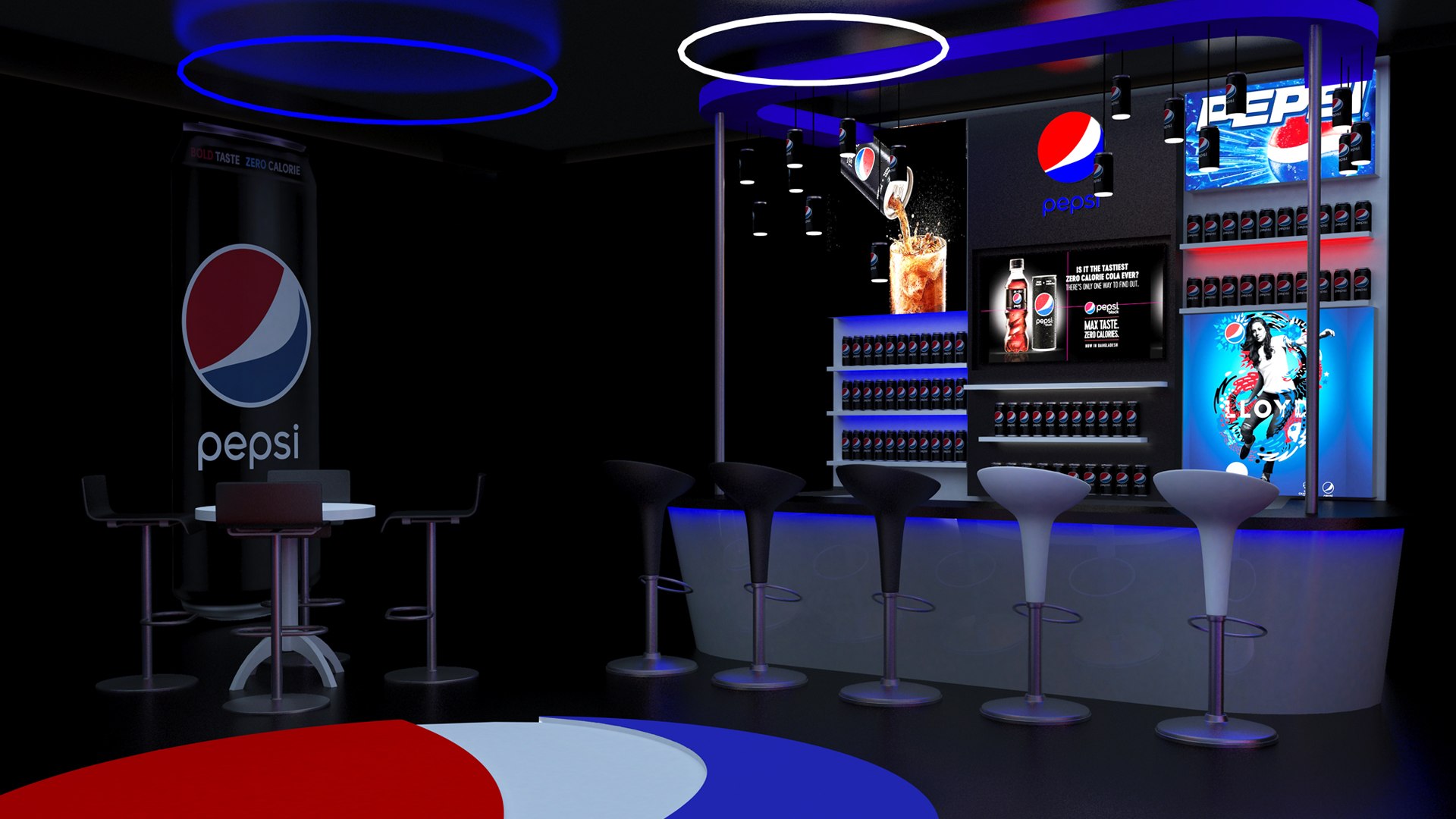 3D Pepsi Setup Design Model - TurboSquid 1495479